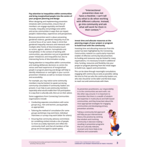 Improving our approach to community-led prevention: Lessons from the ...