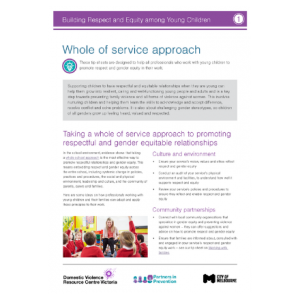 Building Respect and Equity Among Young Children Series – Observing and ...