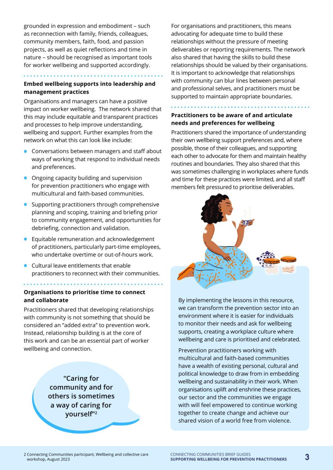 Supporting Wellbeing for Prevention Practitioners in Multicultural and ...