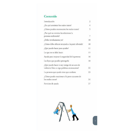 Is someone you know being abused in a relationship? Booklet - Spanish ...